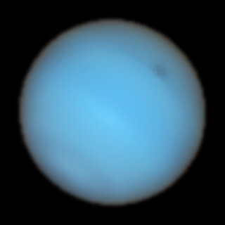 Natural view of Neptune taken by MUSE at the VLT | ESO
