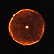 Delicate bubble of expelled material around the cool red star U Antliae ...