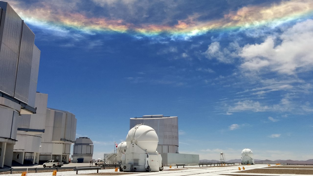 Reverse rainbow — but not quite | ESO