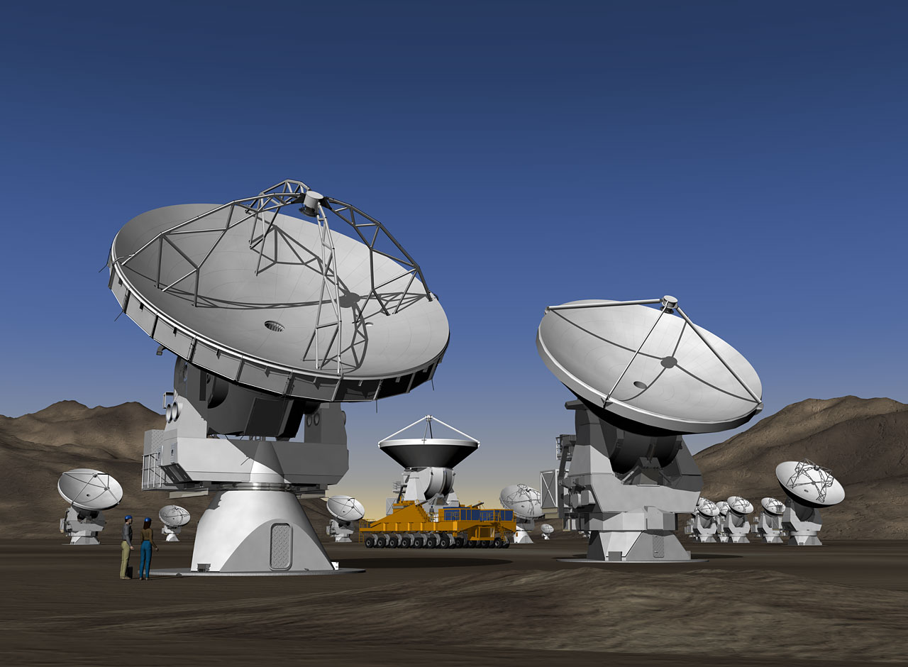ALMA antennas | ESO Danmark