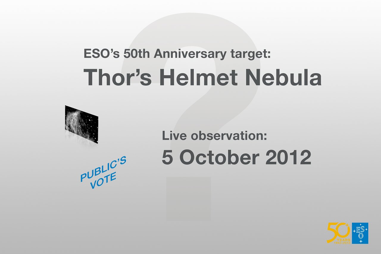 Winner of the ESO anniversary competition — the Thor’s Helmet Nebula ...