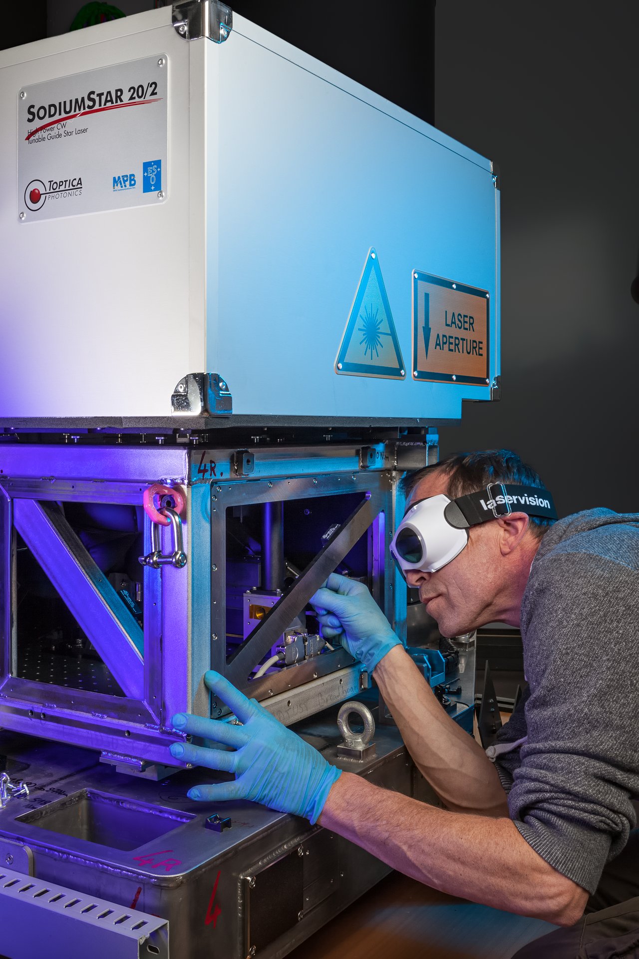 One of the units of the Four Laser Guide Star Facility for the VLT | ESO