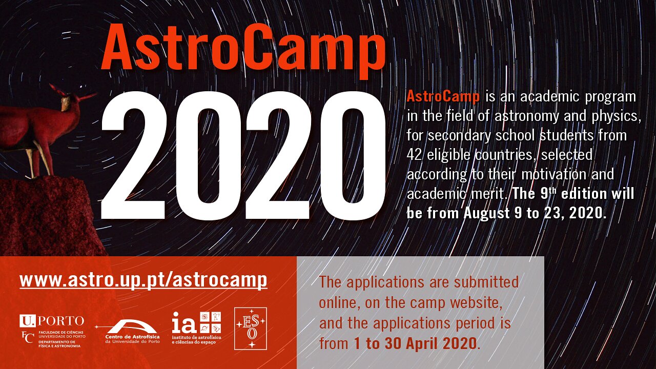 Astrocamp poster | ESO United Kingdom
