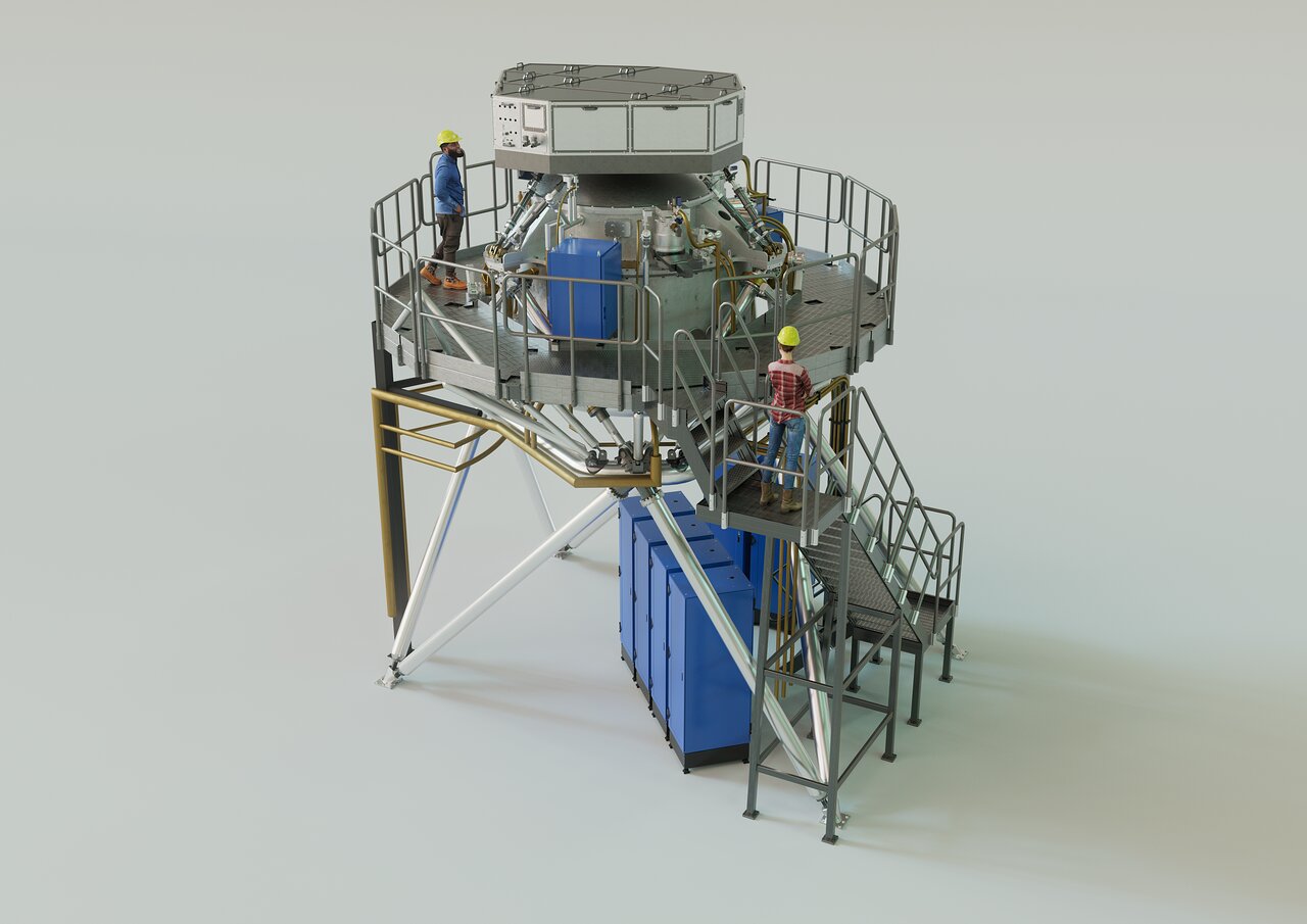 3D rendering of the ELT’s METIS instrument | ESO