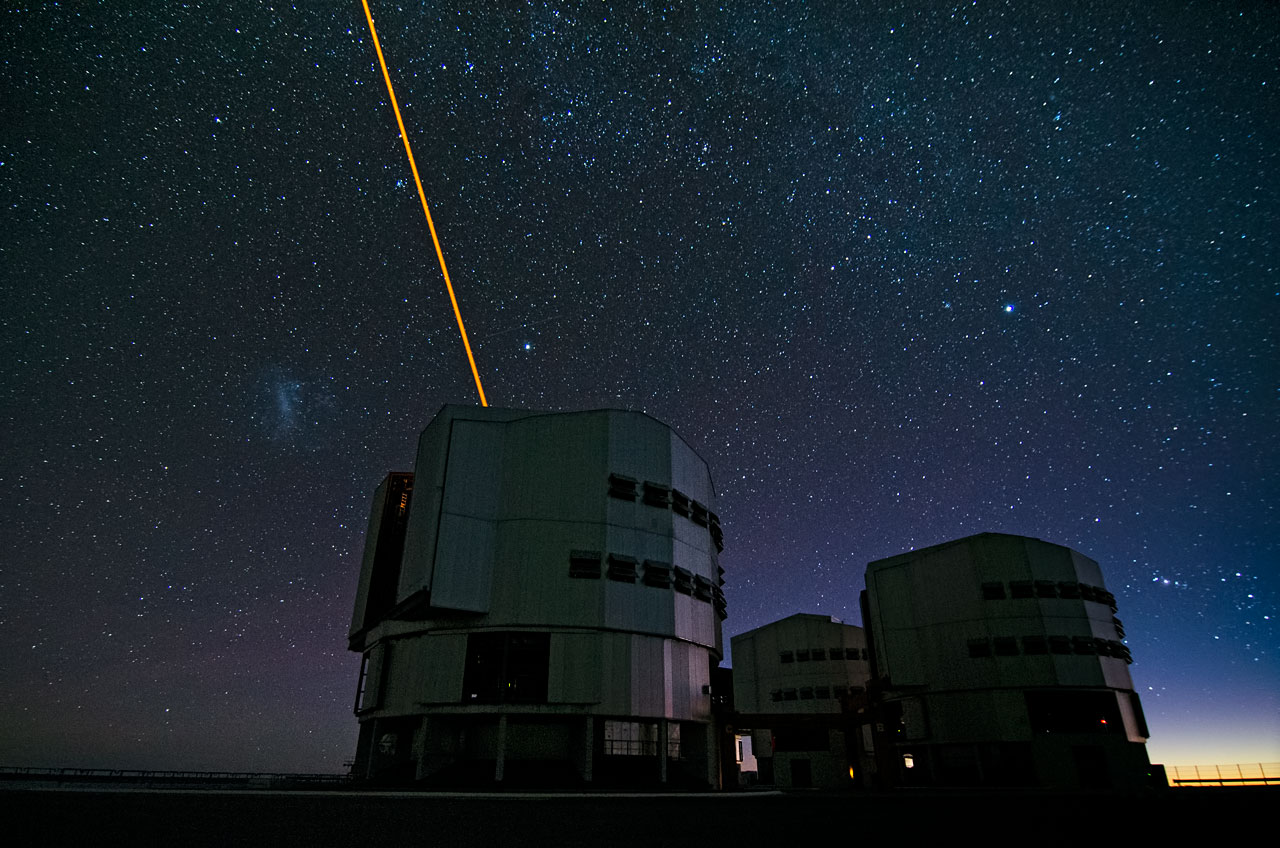 The Laser Guide Star on the VLT | ESO