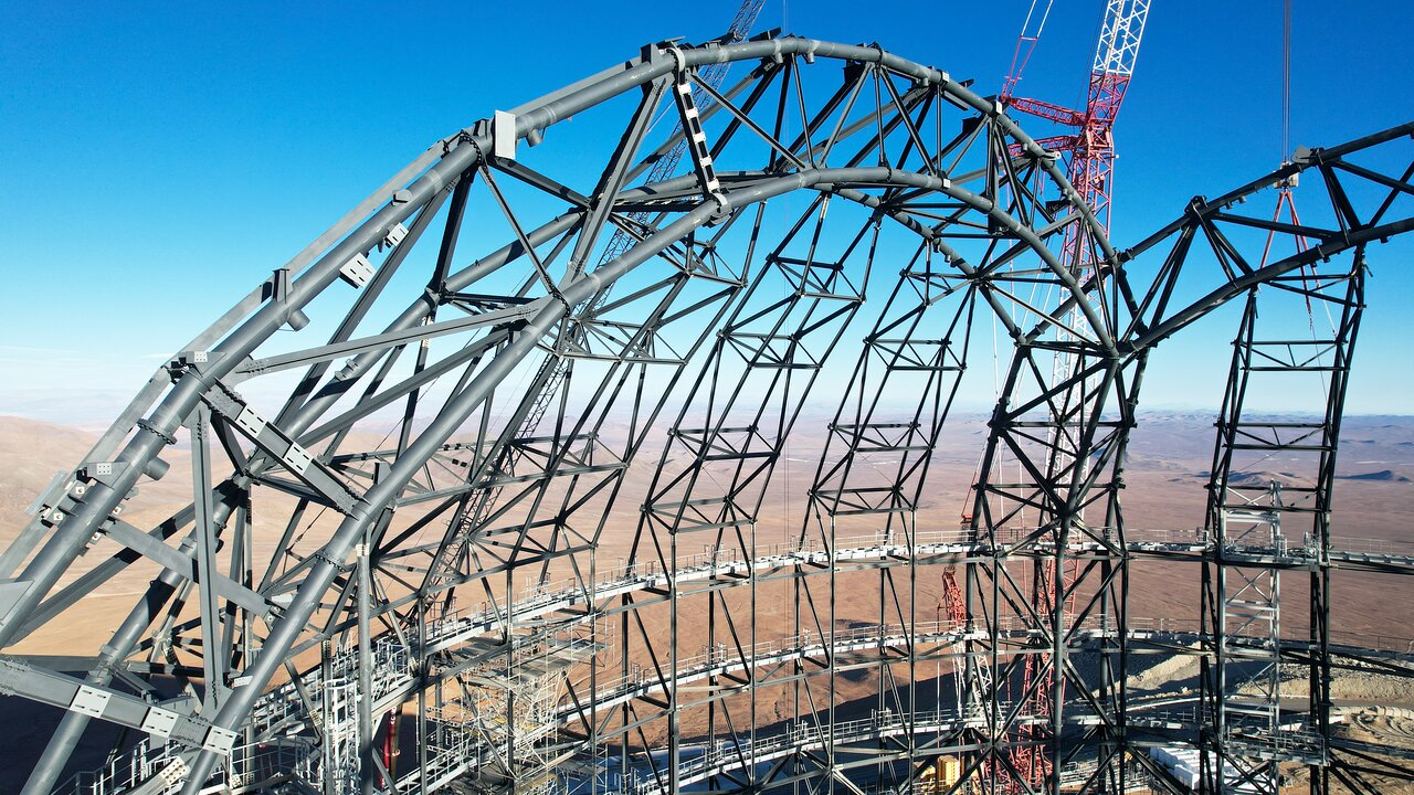 An arch on the ELT dome | ESO Sverige