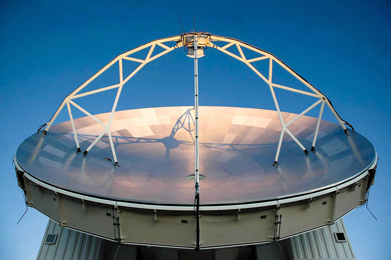 APEX image calendar, January 2010 — last sun rays of the day hitting ...