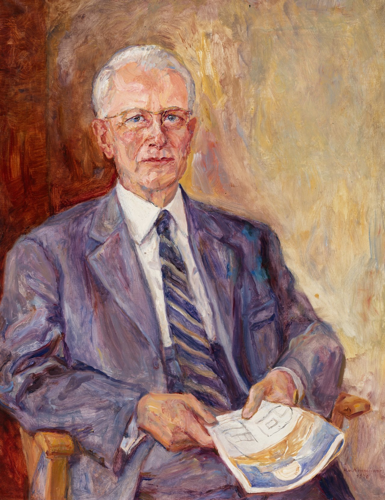 ESO Director General Prof. Otto Heckmann (painting) | ESO