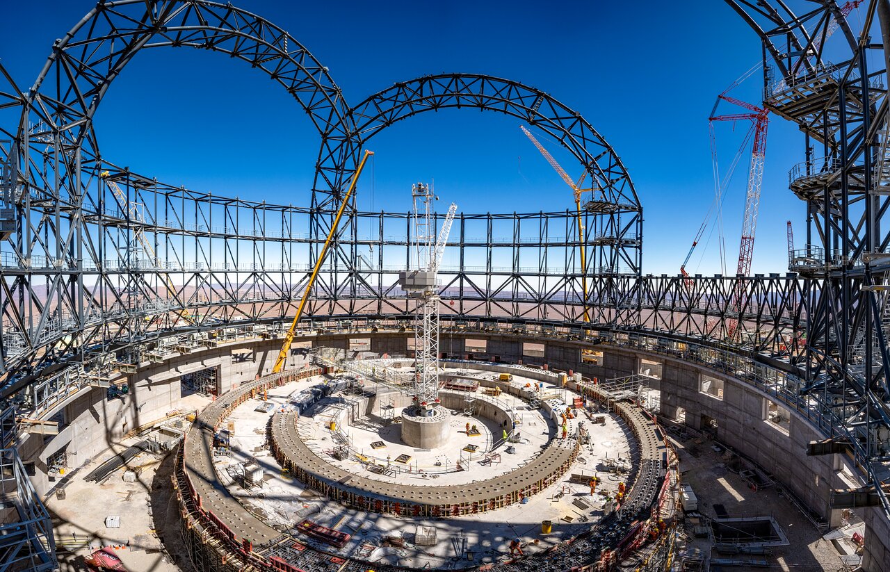 A view from the inside of the ELT dome | ESO Svizzera