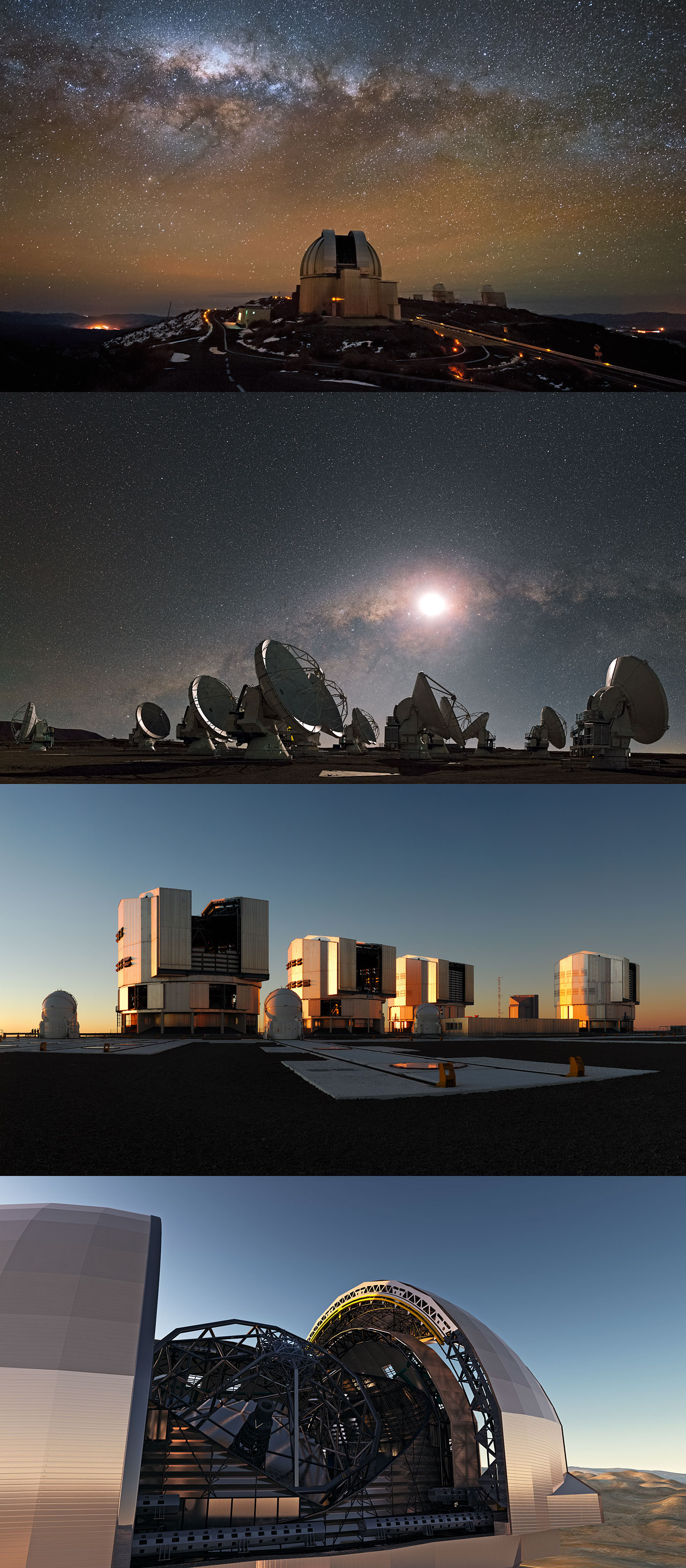 The four ESO observatories | ESO el