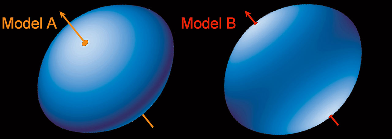3-D shape of Achernar (models) | ESO
