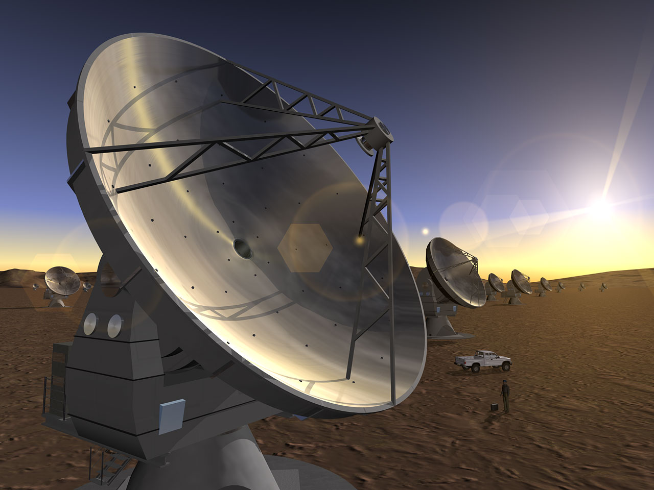 Artist's impression of the ALMA project | ESO