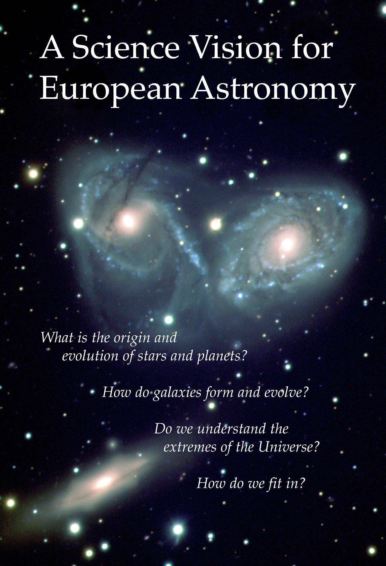 Cover page of the Science Vision | ESO