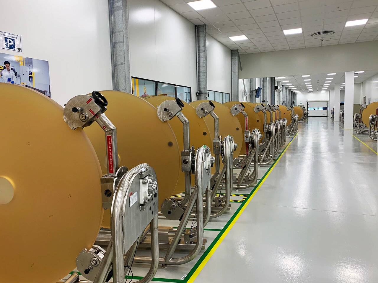 ELT M1 segment blanks queuing in the Safran Reosc polishing facilities ...