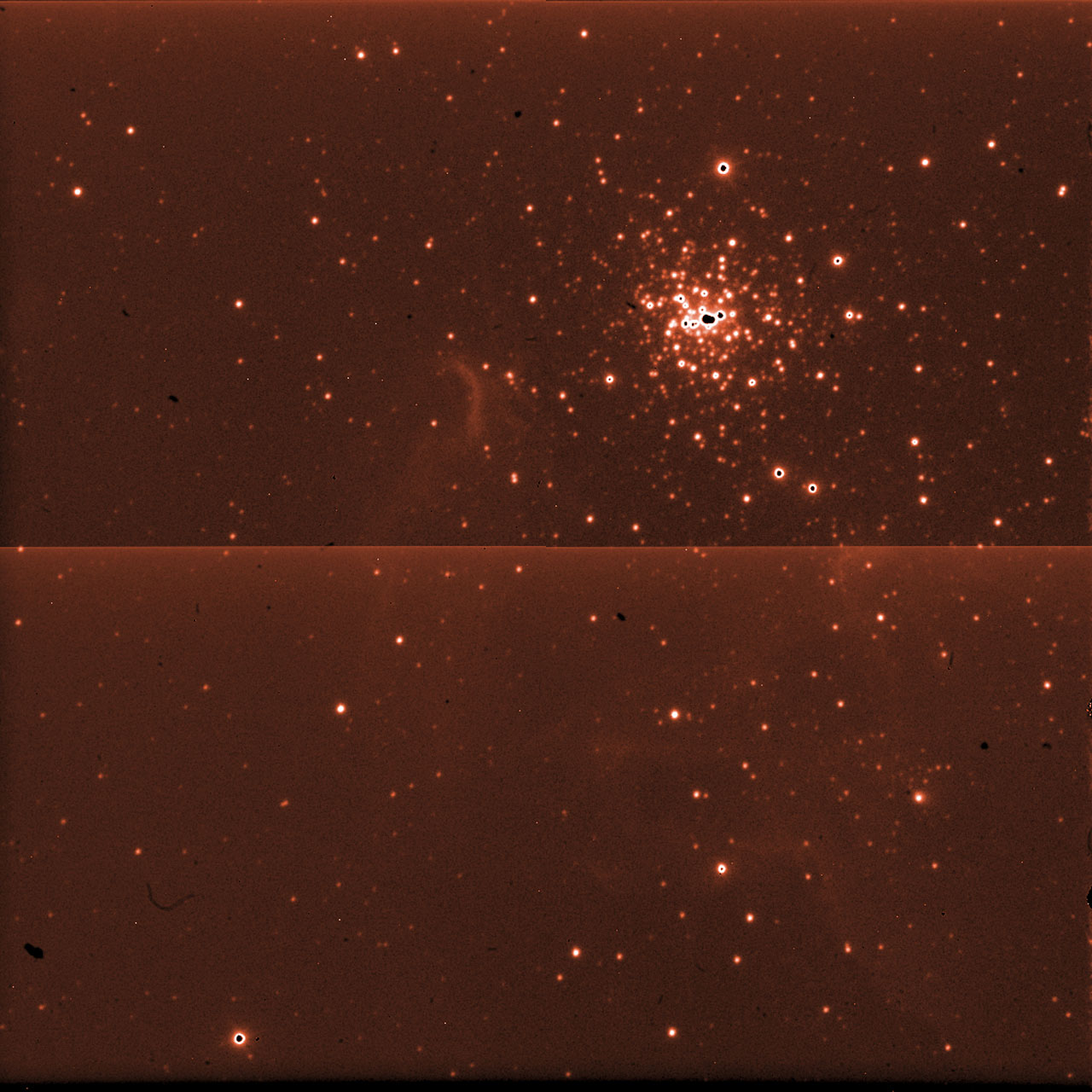 A raw image from ISAAC | ESO Ireland