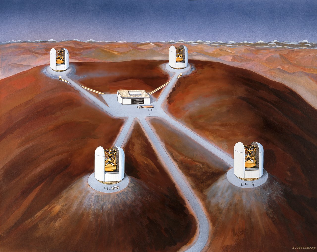VLT early concept | ESO United Kingdom