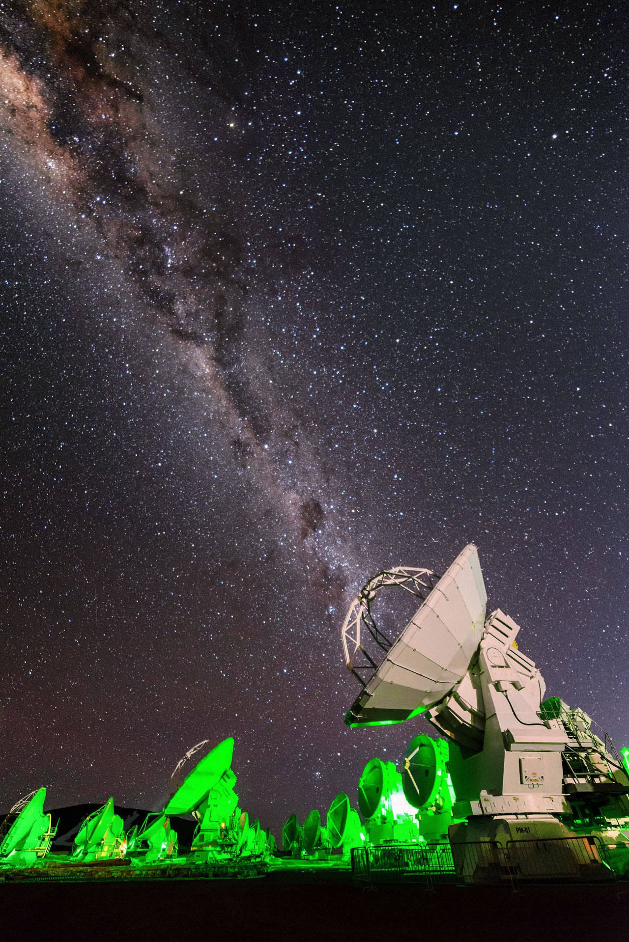 ALMA emits the Milky Way | ESO Danmark