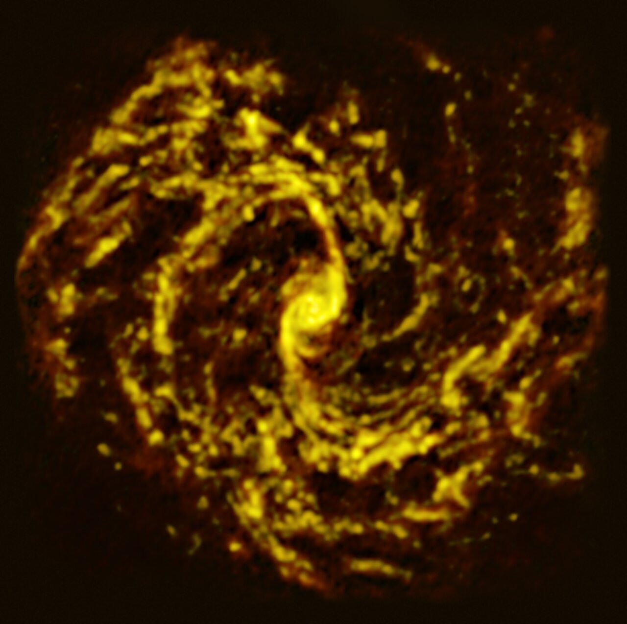 The NGC 4303 galaxy as seen with ALMA | ESO Danmark