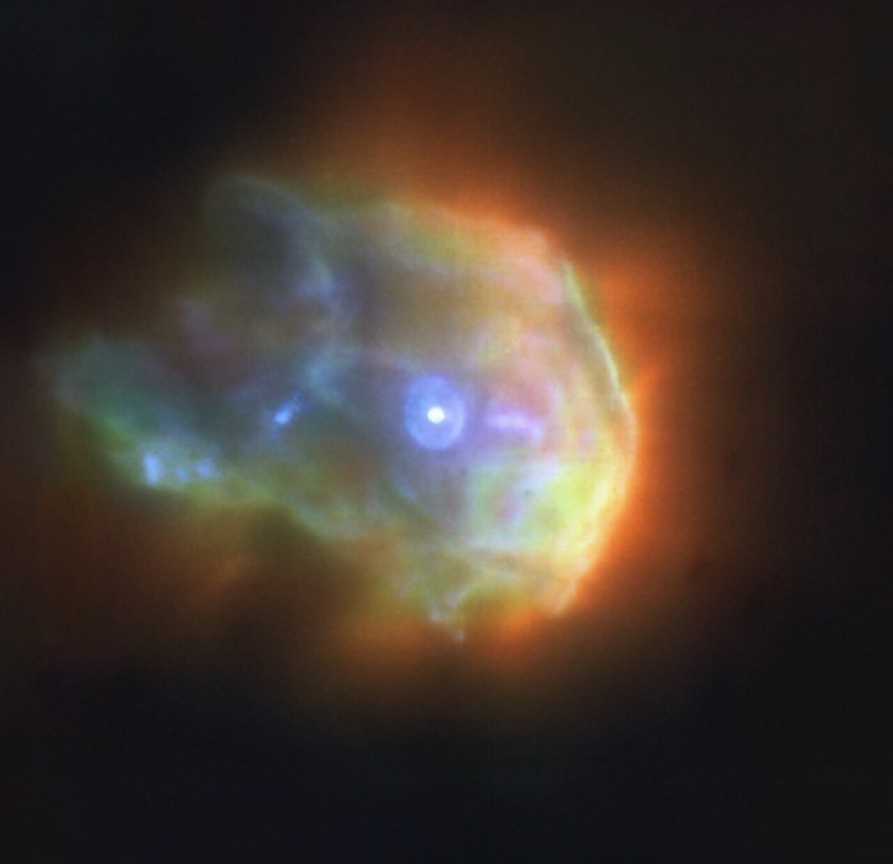 A stellar sprinkler (alternative colour view) | ESO France