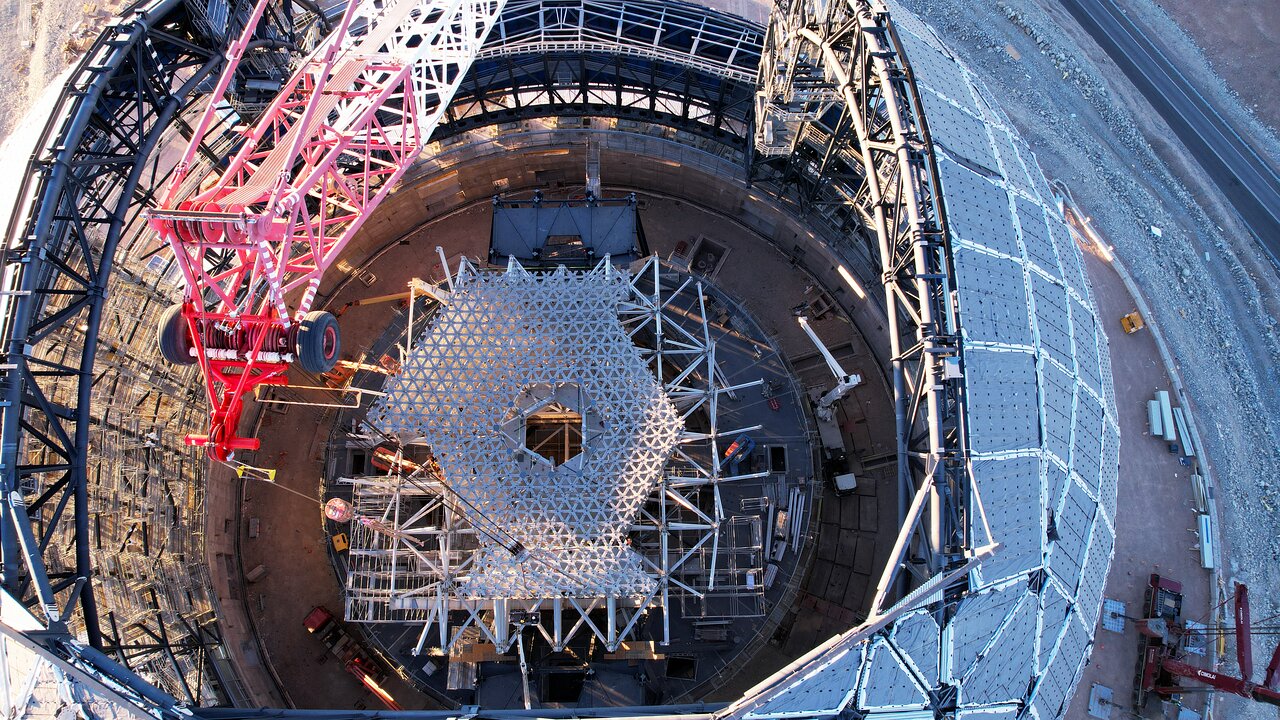 The M1 cell inside of the ELT dome | ESO Ireland
