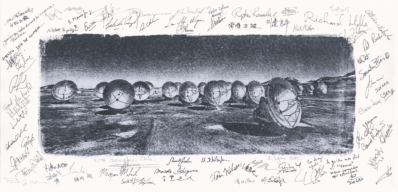 The Atacama Large Millimeter/submillimeter Array (ALMA) antennas | ESO