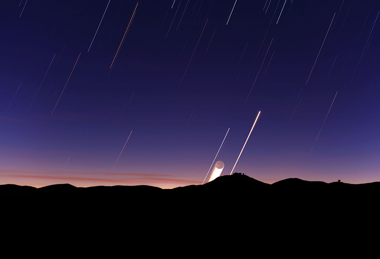 Moon trail | ESO
