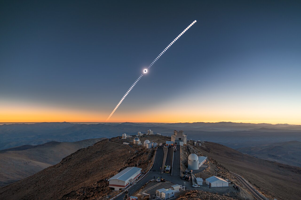 Path of a total solar eclipse | ESO Ireland