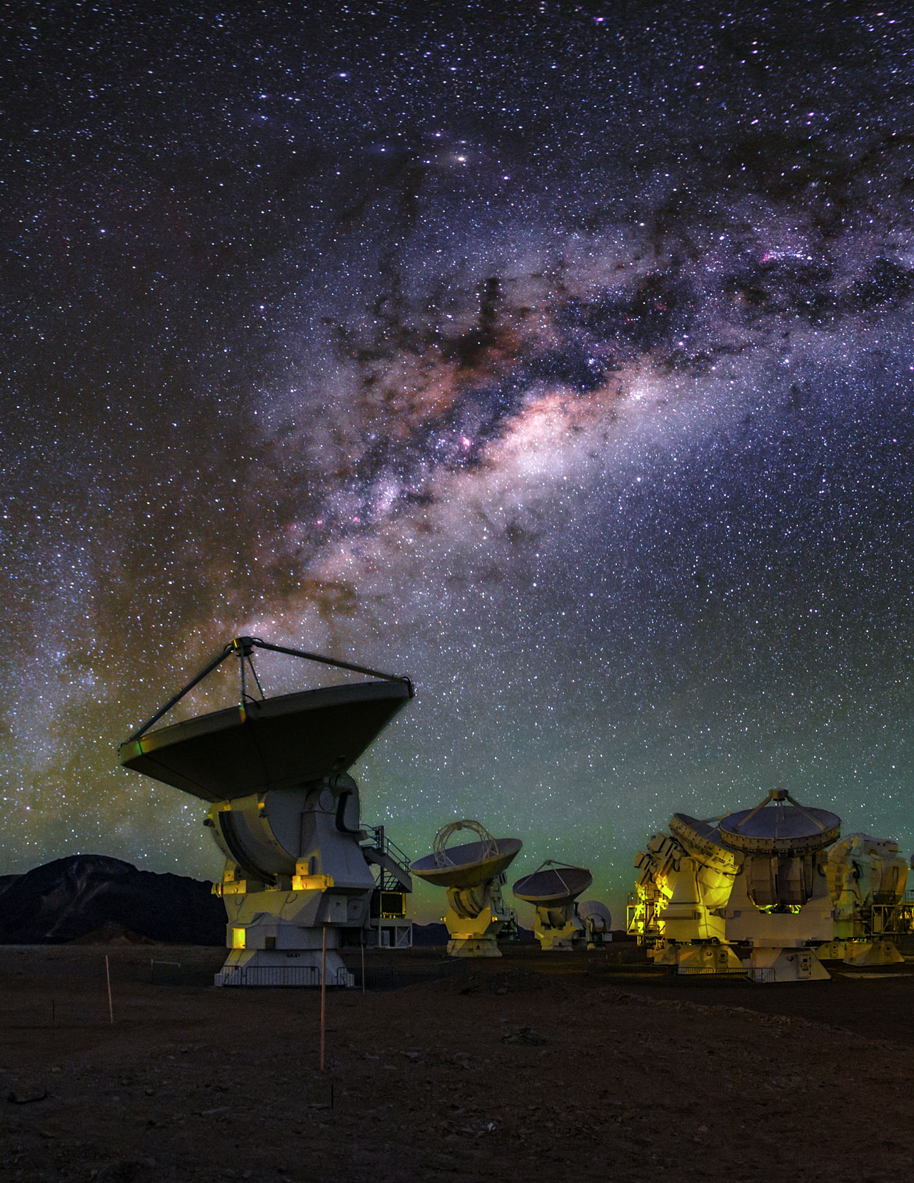 Colourful ALMA vista | ESO