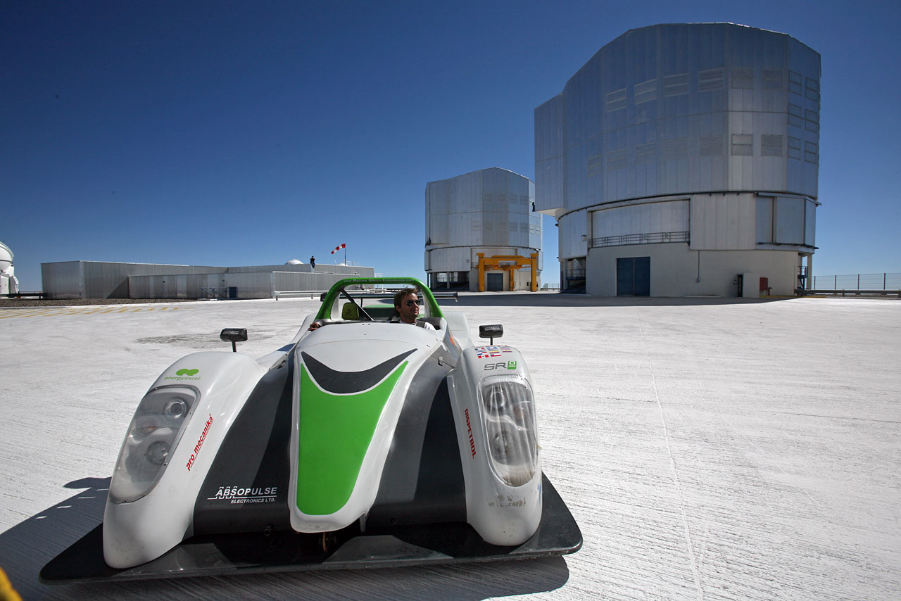Electric supercar on the VLT platform | ESO