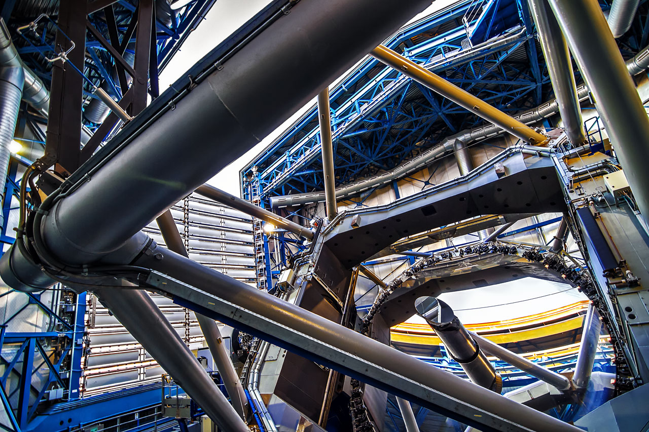 Inside the dome of the VLT | ESO Australia