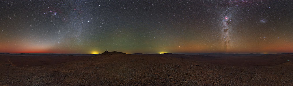 Night Time Sky Panorama 360