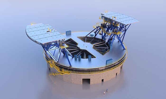 ELT azimuth structure | ESO Suisse