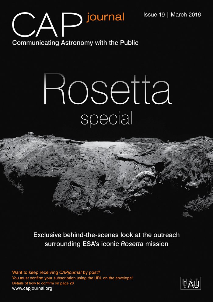 Cover picture of CAP Journal issue 19 | ESO