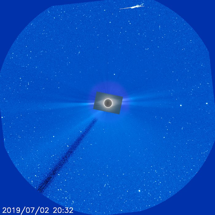 Inner and outer solar corona | ESO Sverige