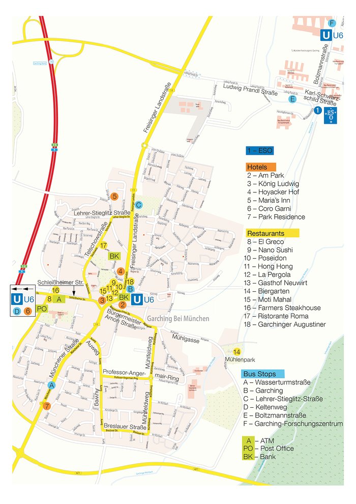 Map of Garching | ESO