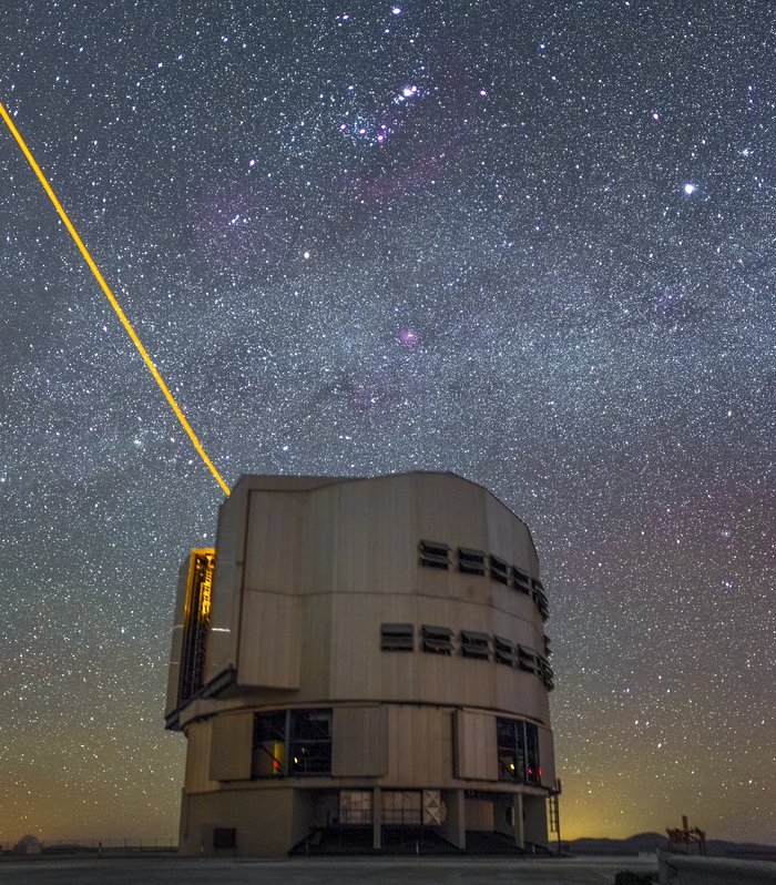 Laser on UT4 | ESO Chile
