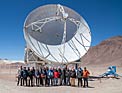 The APEX telescope and visitors on the occasion of the 10th anniversary ...
