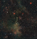 Wide-field view of the sky around the cometary globule CG4 | ESO