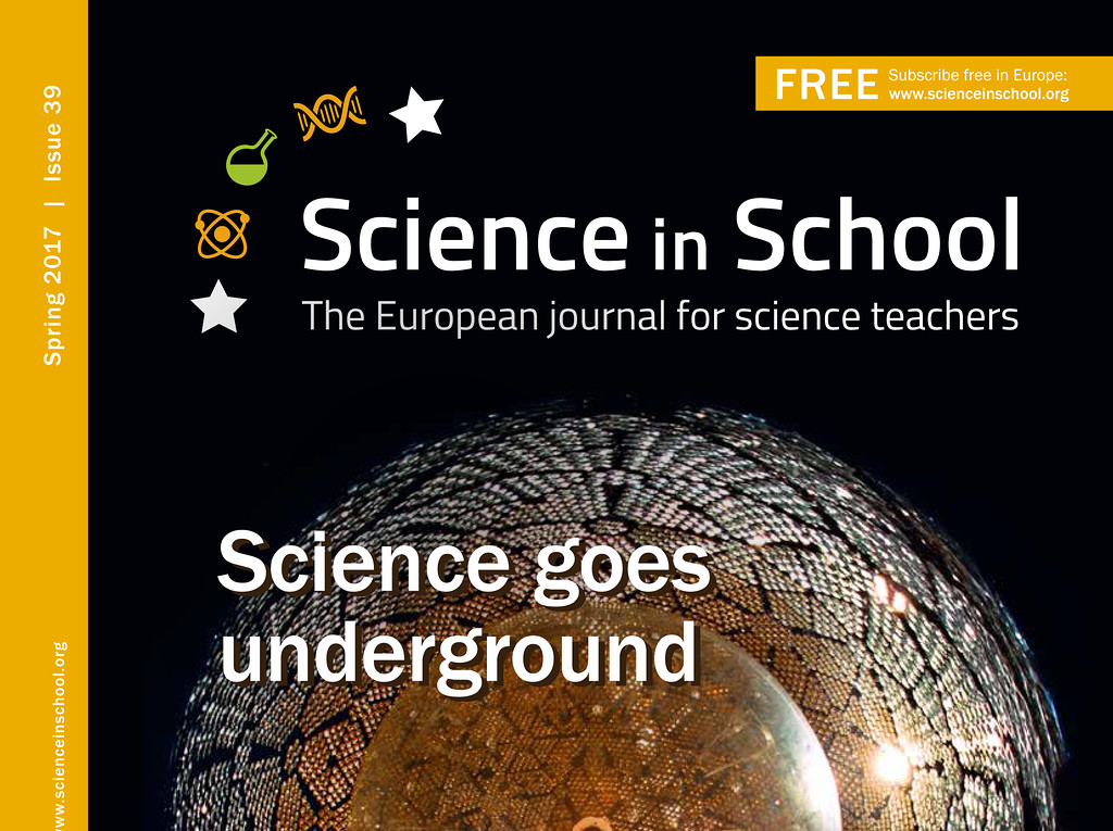Cover of Science in School issue No.39 | ESO