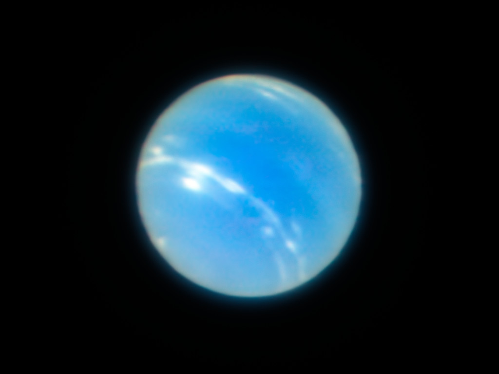 Neptune from the VLT with MUSE/GALACSI Narrow Field Mode adaptive ...
