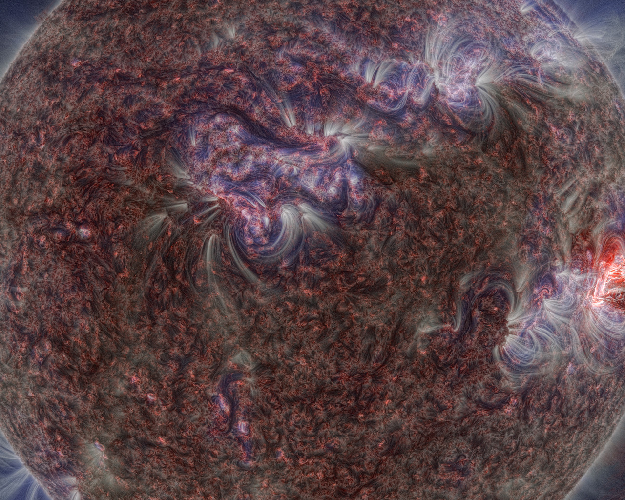 Image from The Sun, Our Living Star | ESO