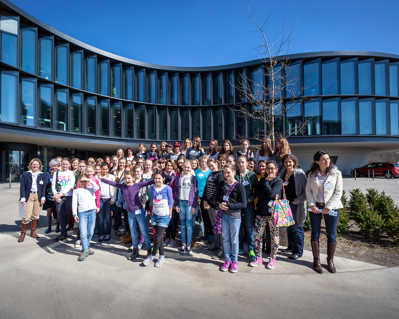Girls' Day Event at ESO Headquarters in 2014 | ESO