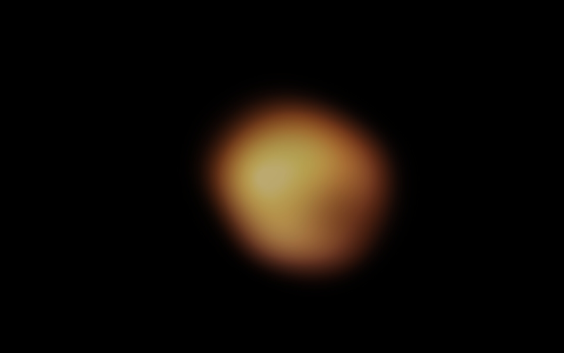 Image of Betelgeuse’s surface taken in January 2020 | ESO Australia