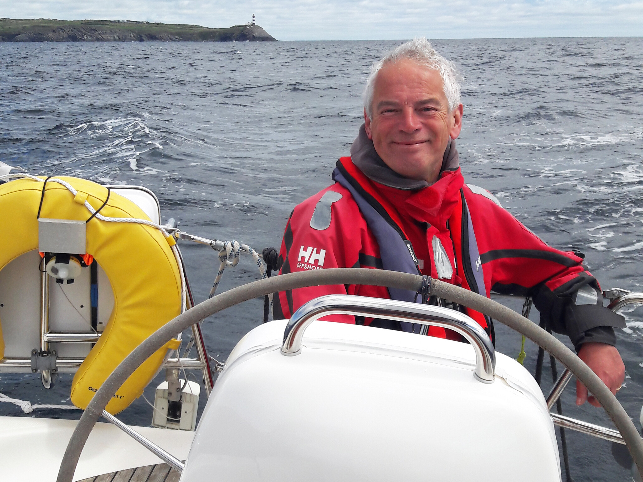 ESO Council President Tom Ray sailing | ESO