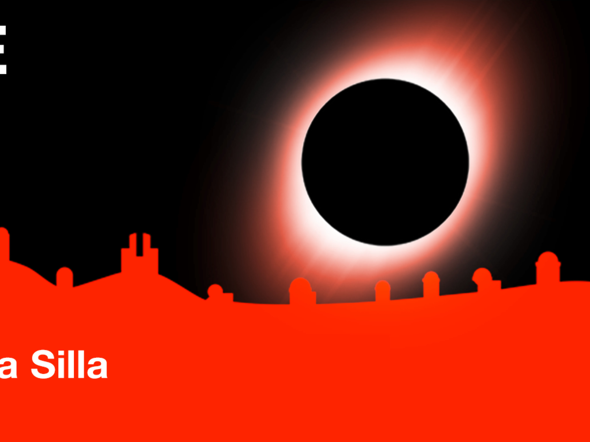 Banner (in Spanish) for the Total Solar Eclipse 2019 | ESO el