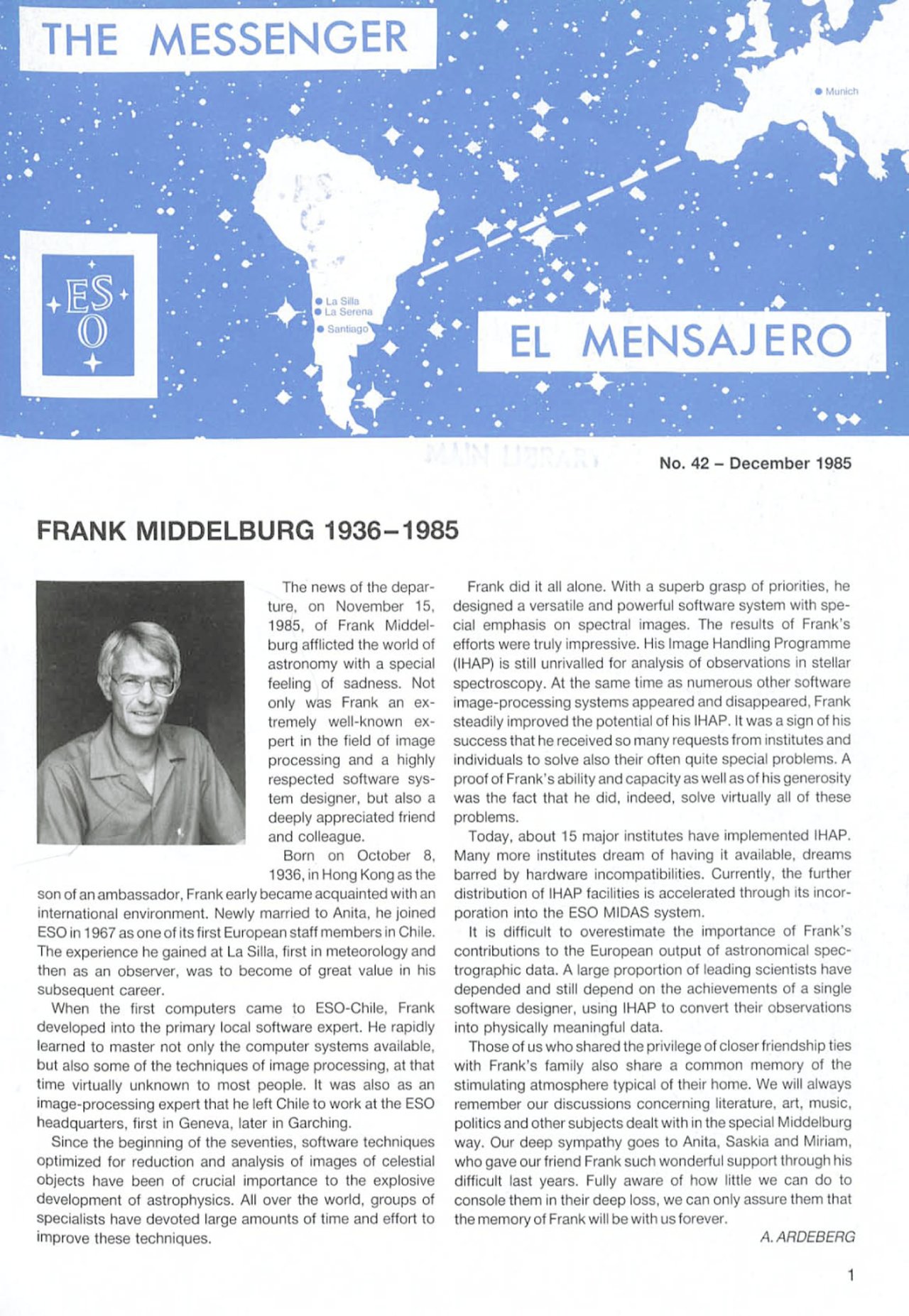 Messenger Issue 042 | ESO Sverige