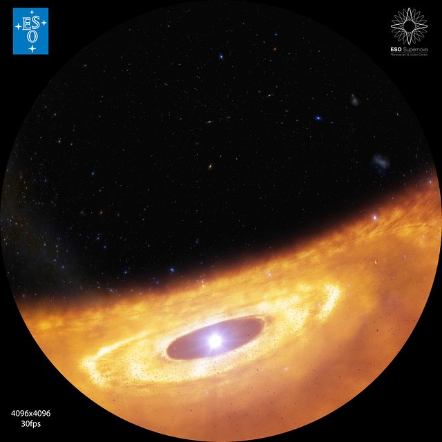 Artist's impression of a protoplanetary disc (fulldome) | ESO